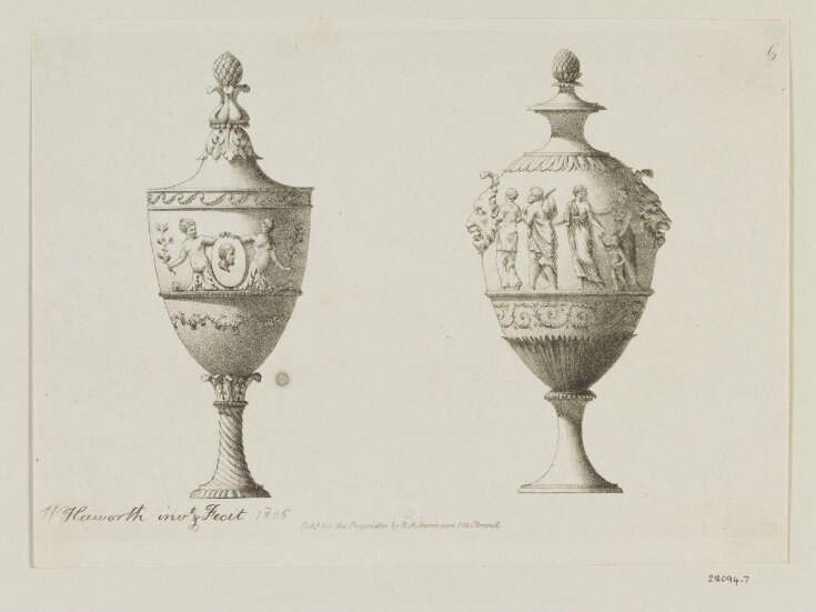 A New Book of Vases | Rudolf Ackermann | W Haworth | W Haworth ...