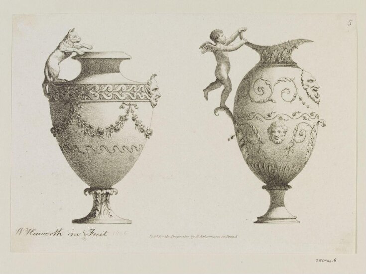 A New Book of Vases | Rudolf Ackermann | W Haworth | W Haworth ...