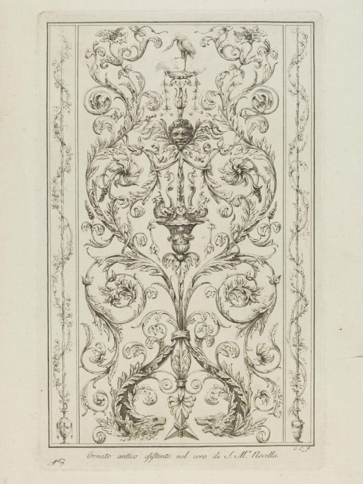 Ornati Presi da Graffiti e Pitture antiche Esestenti in Firenze ...