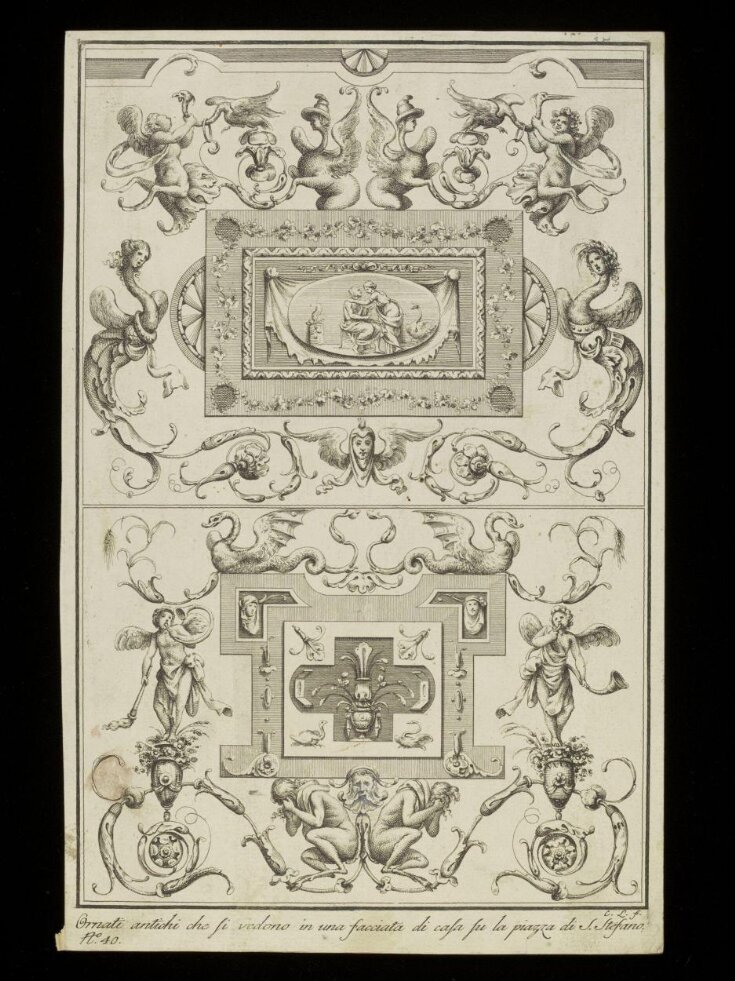 Ornati Presi da Graffiti e Pitture antiche Esestenti in Firenze ...