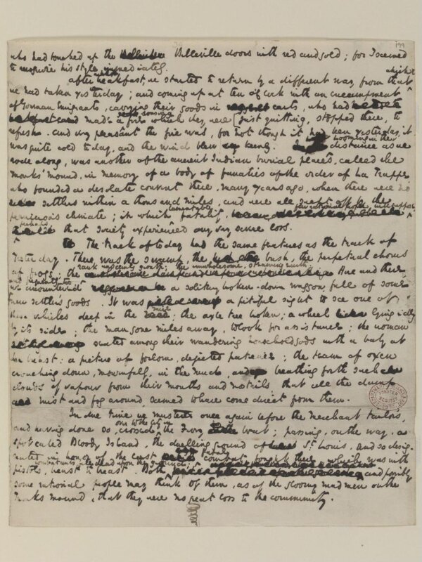 Original manuscript of American notes, vol. 4, by Charles Dickens ...
