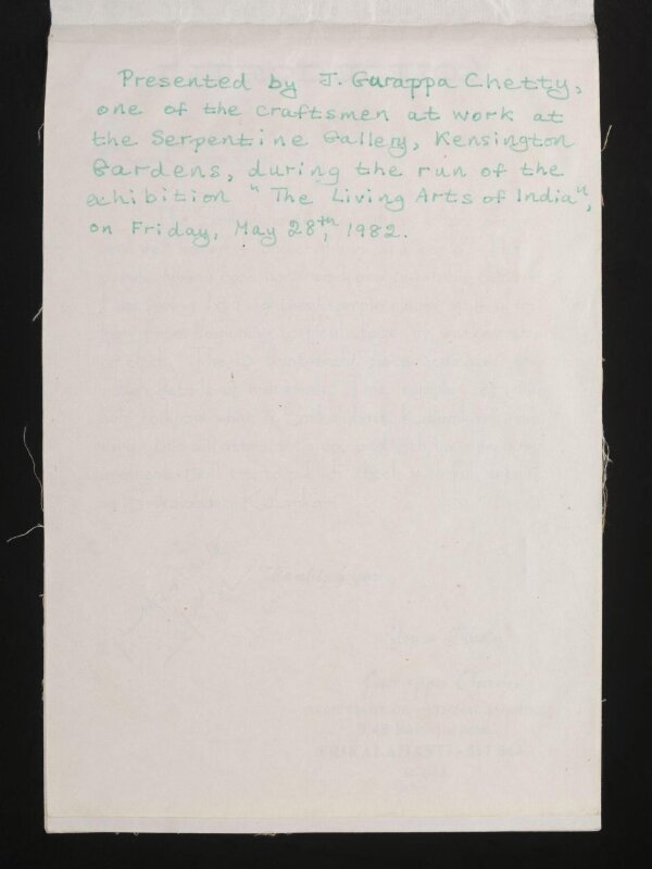 Book | Gurappa Chetty | V&A Explore The Collections