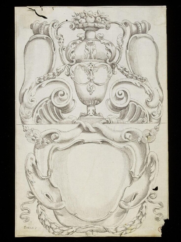 Designs for cartouches and architectural ornament | Zecchini | Mitelli ...