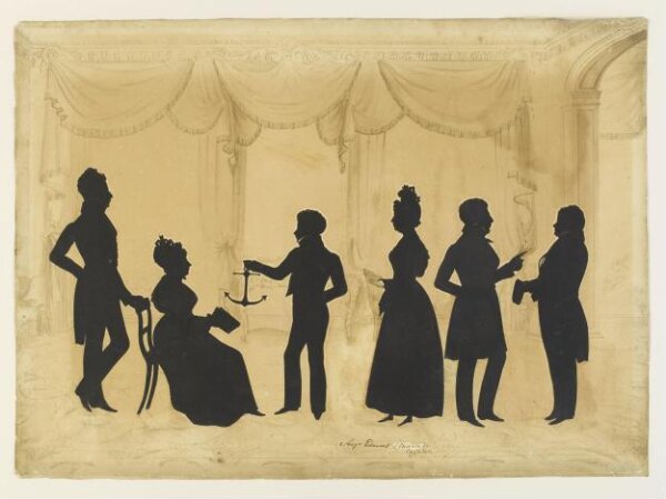 The Coghlan Family | Augustin Edouart | V&A Explore The Collections