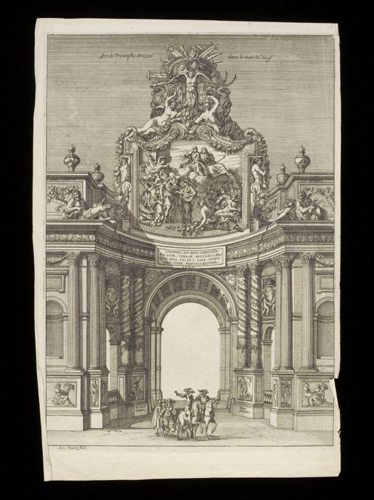 Triumphal entry of King Louis XIV | Marot, Jean | V&A Explore The ...