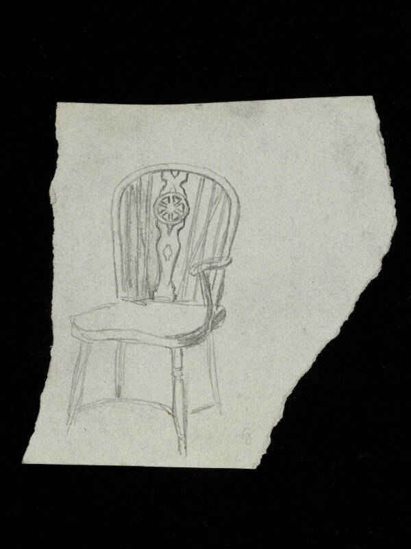 Wooden chair | Fildes, Luke (Sir, KB, KCVO, RA) | V&A Explore The ...
