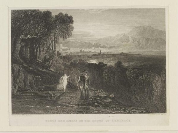 Venus and Aeneas on the Shore of Carthage | John Martin | William ...