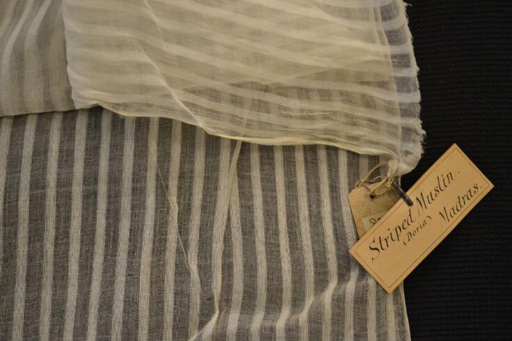 Striped Muslin | Unknown | V&A Explore The Collections