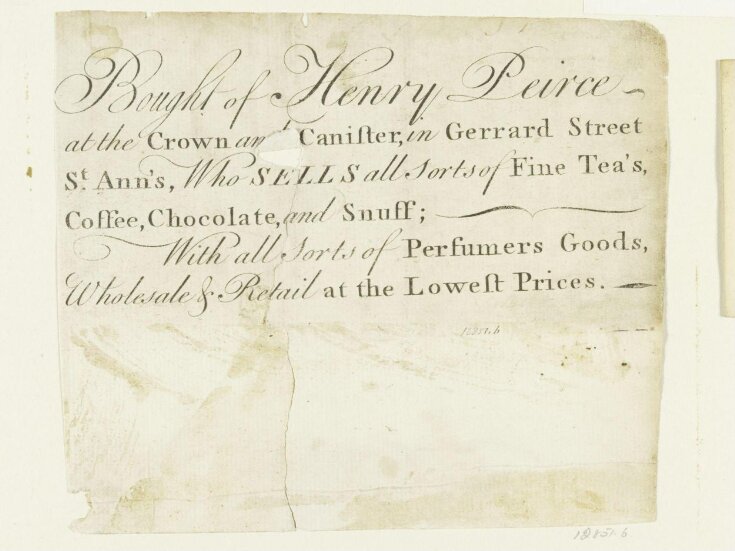 Trade Card | V&A Explore The Collections