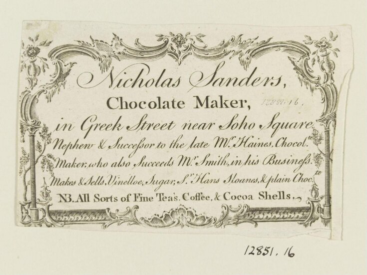 Trade Card | V&A Explore The Collections