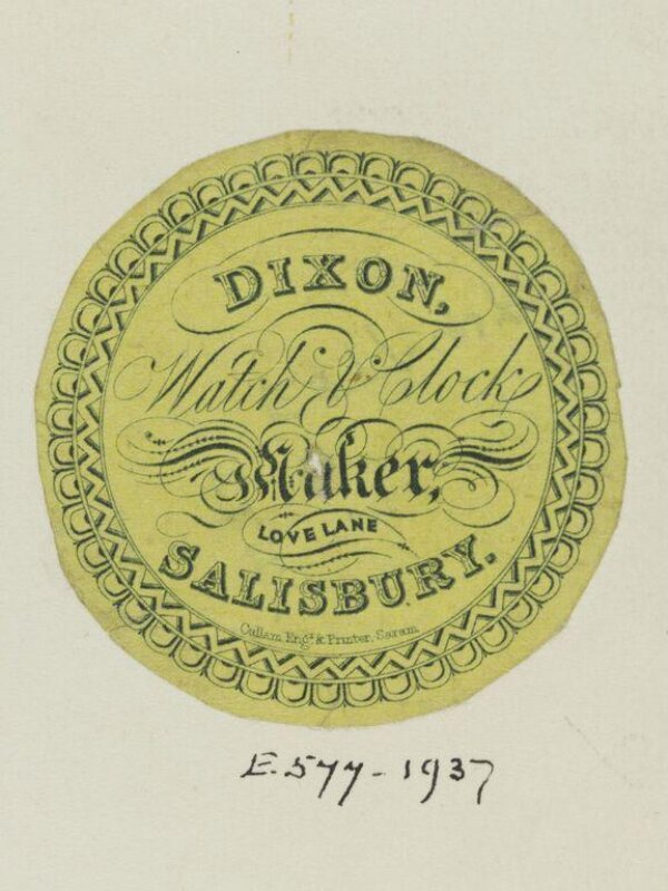 Watch Paper | Cullam | V&A Explore The Collections