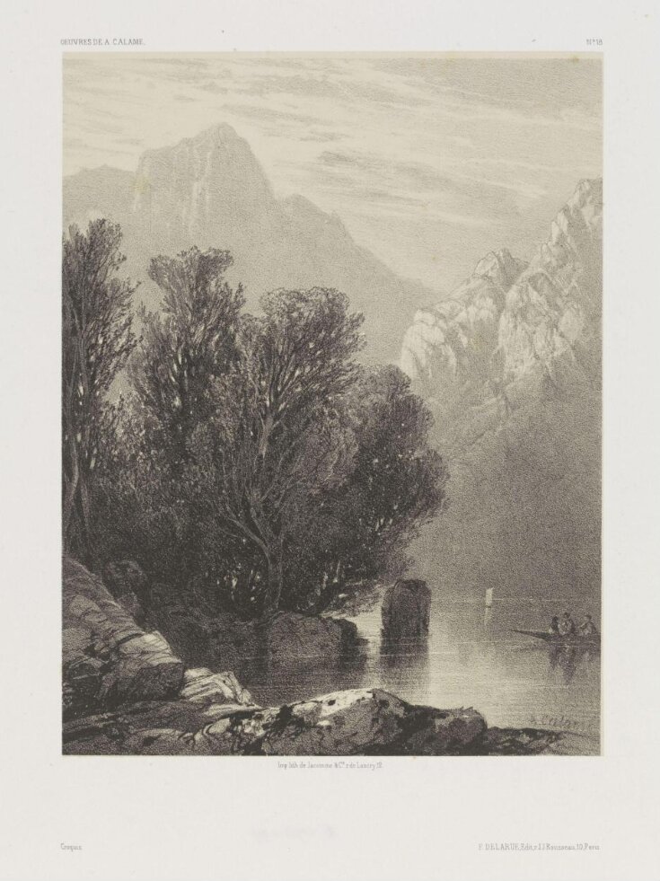 OEUVRES DE A. CALAME | Calame | V&A Explore The Collections