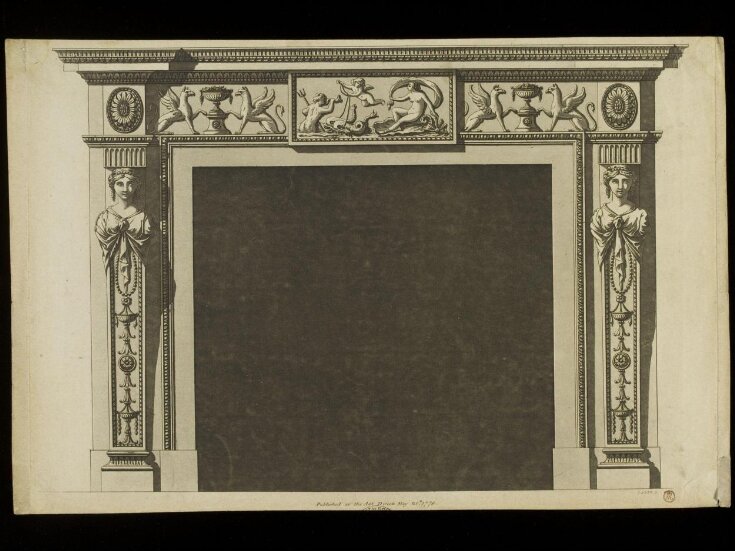 A New Collection of Chimney Pieces Ornamented in the Style of the ...
