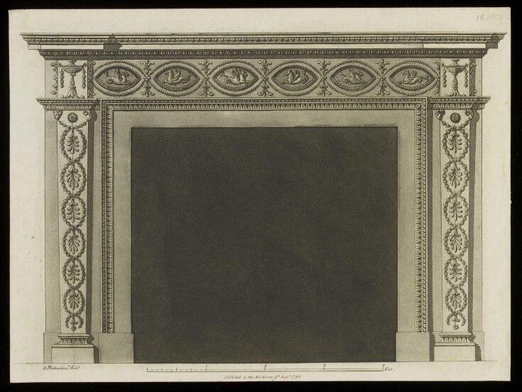 A New Collection of Chimney Pieces Ornamented in the Style of the ...