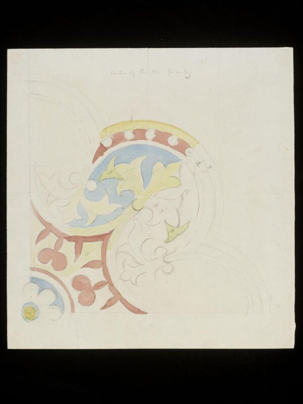 Design for ceiling panel | A.W.N. Pugin | V&A Explore The Collections