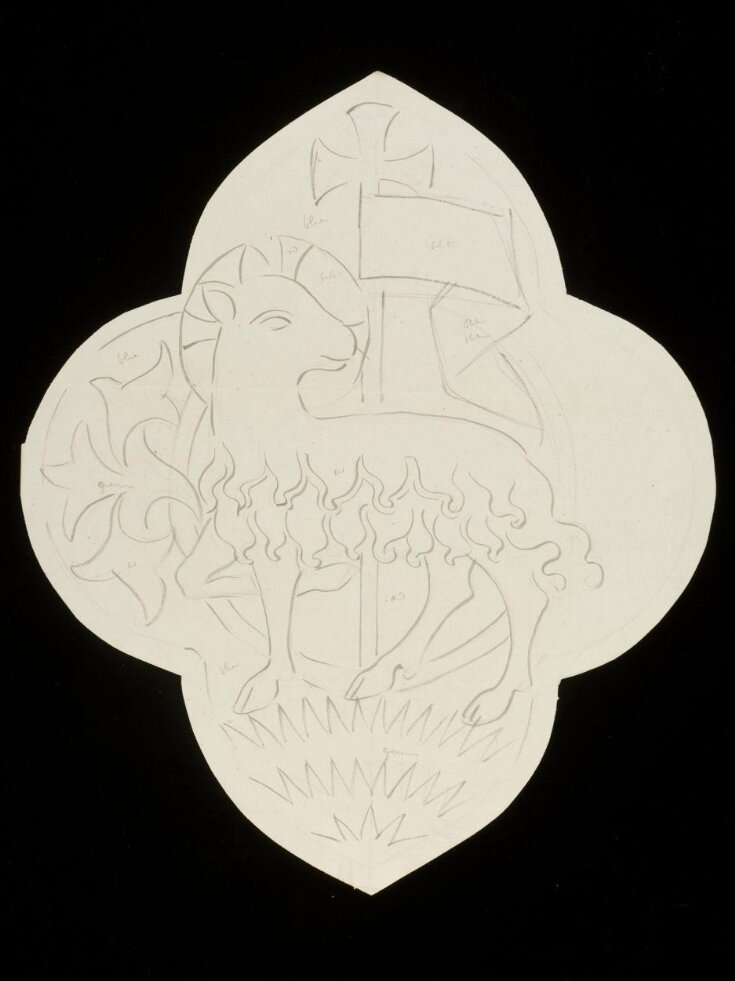 Design for the decoration of the choir vault, Abbey Church of St. Mary ...