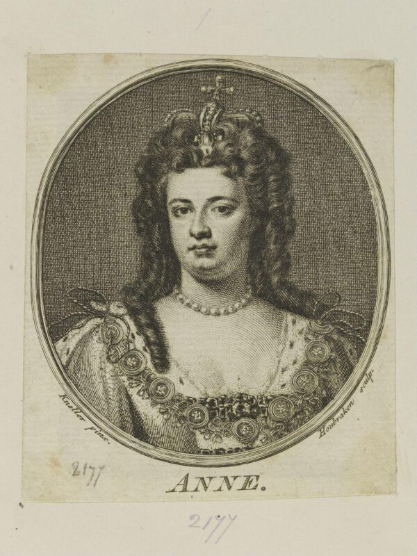 Queen Anne | Kneller, Godfrey (Sir, Bt) | Houbraken, Jacobus | V&A ...