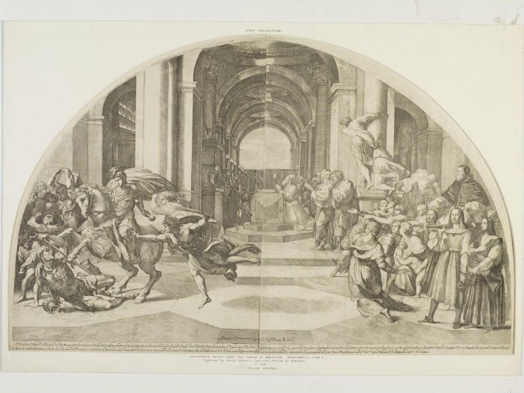 Heliodorus driven from the Temple | Raphael | Maratti, Carlo | V&A ...