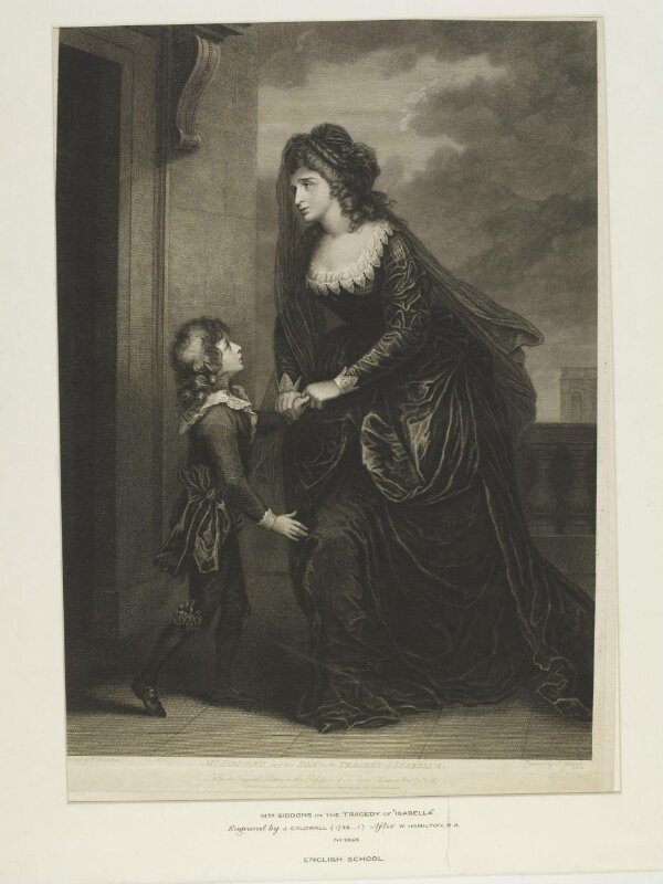 Mrs. Siddons and her Son in the Tragedy of Isabella | Hamilton, William ...