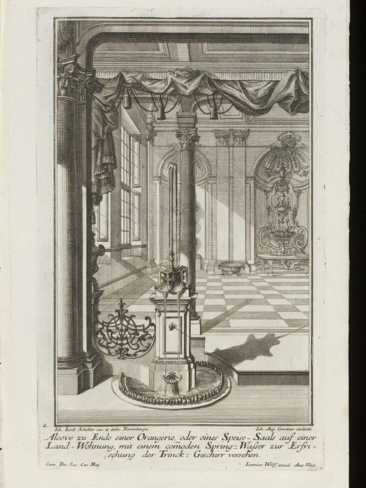 Print | Jeremias Wolff | Johann August Corvinus | Johann Jakob Schubler ...