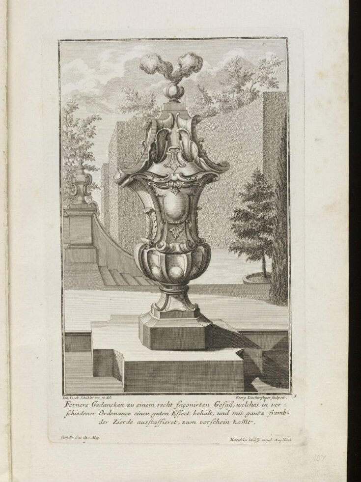 Print | Johann Balthasar Probst | Georg Lichtensteger | Johann Jakob ...