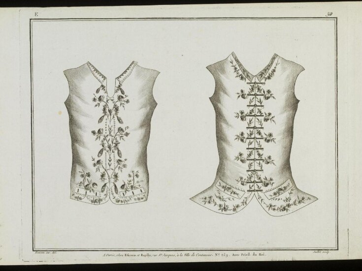 Waistcoat Design | Jacques Juillet | Pierre Ranson | V&A Explore The ...
