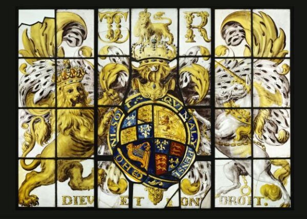 Royal Arms | Barnett, J | Gyles, Henry | V&A Explore The Collections