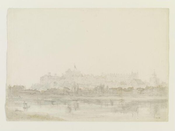 Windsor Castle from the river | Constable, John (RA) | V&A Explore The ...