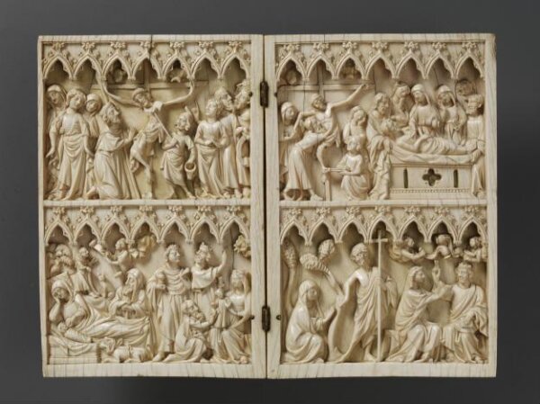 The Life of Christ and Coronation of the Virgin | Unknown | V&A Explore ...