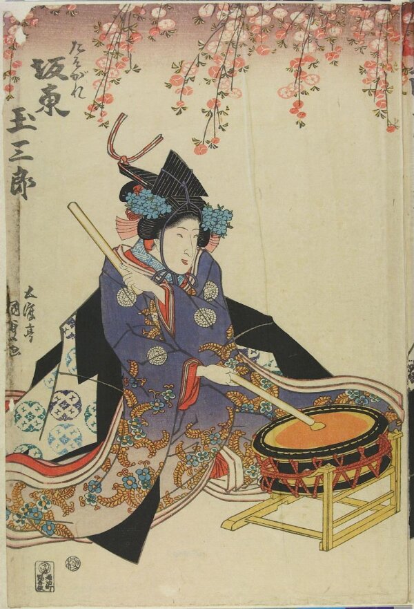 Woodblock Print | Utagawa Kunisada | TSURUYA KIEMON* | V&A Explore The ...