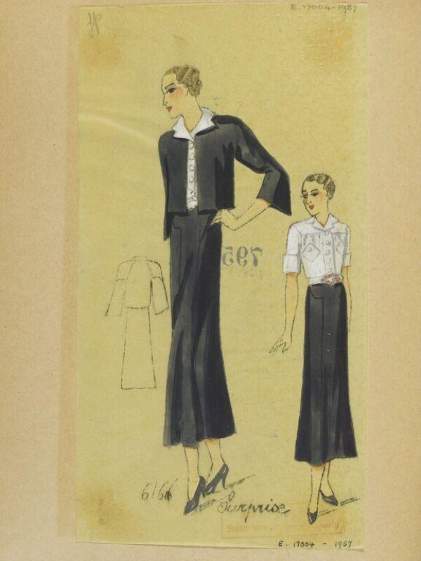 Hiver 1934-35, Été, 1935, Costumes et Manteaux | V&A Explore The ...