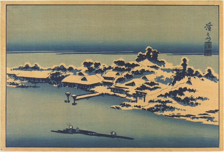 Snow on the Sumida river | Keisai Eisen | V&A Explore The Collections