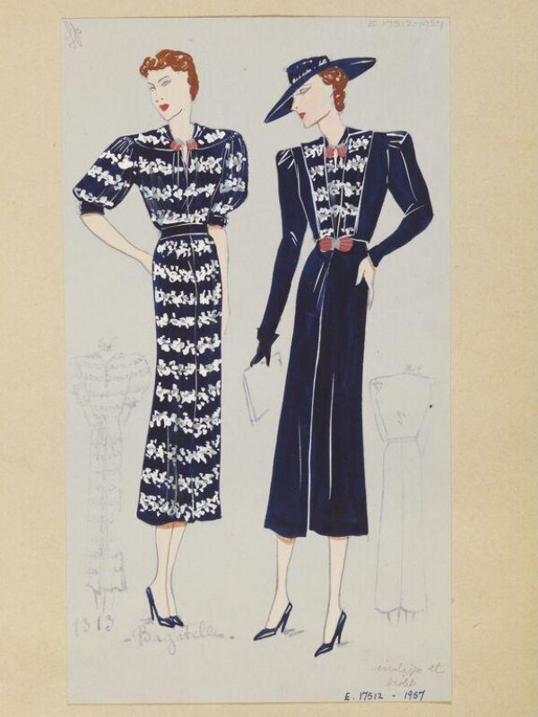 Hiver 1935-36, Été, 1937, Costumes et Manteaux | V&A Explore The ...
