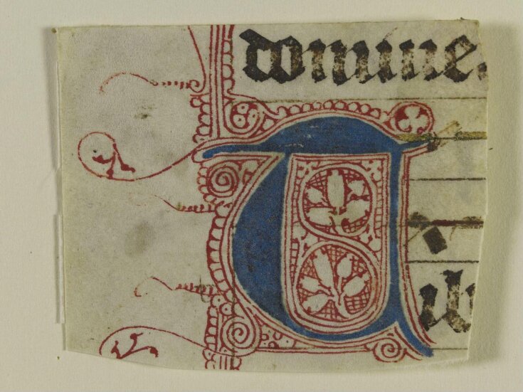 Penwork initial T | V&A Explore The Collections