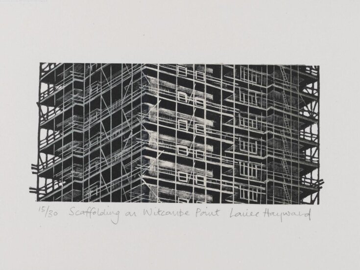 Scaffolding on Witcombe Point | Louise Hayward | V&A Explore The ...