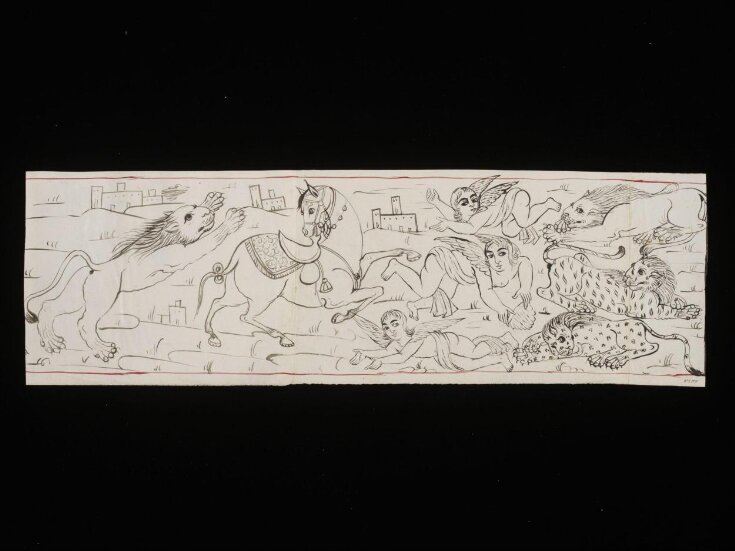 Drawing | Mirza Akbar | V&A Explore The Collections