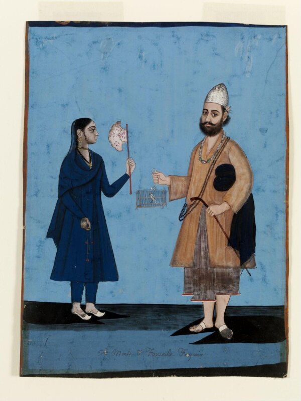 A fakir and his wife | Unknown | V&A Explore The Collections