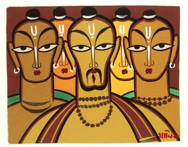 Painting | Roy, Jamini | V&A Explore The Collections