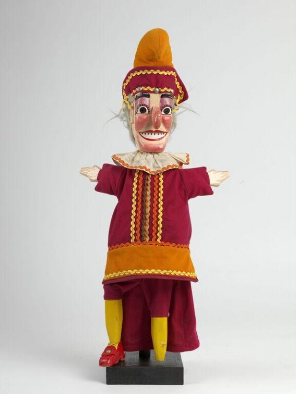Hand puppet of Mr. Punch | Corden, Teddy | V&A Explore The Collections