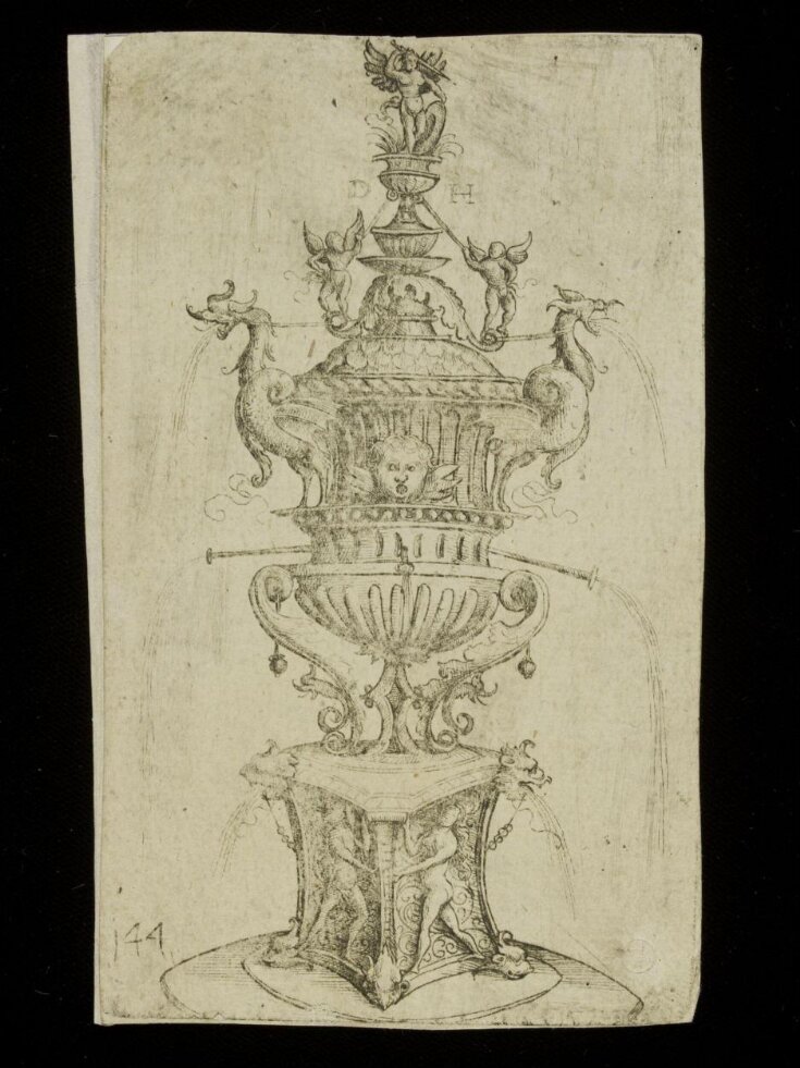 Design for a fountain | David Funck | Hopfer, Daniel | V&A Explore The ...