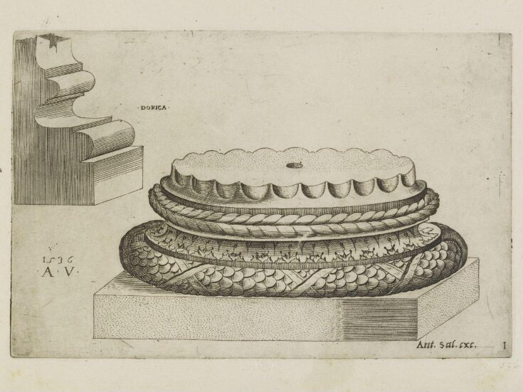 Engraving | Salamanca, Antonio | Veneziano, Agostino | Serlio ...