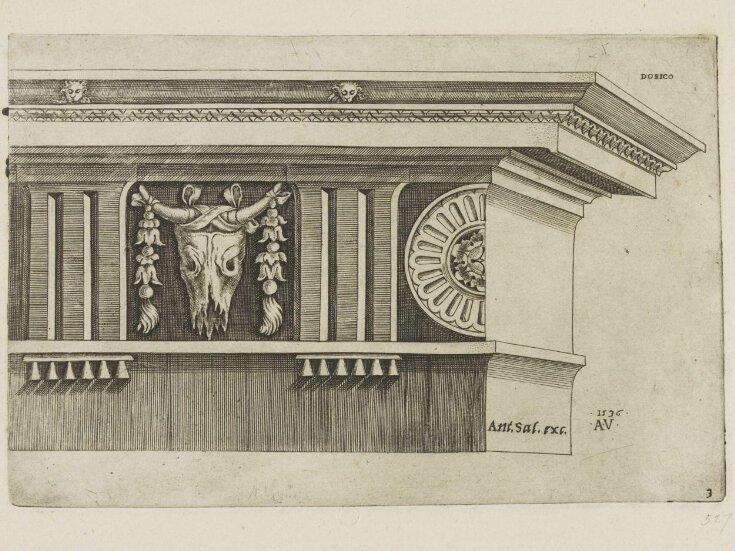 Engraving | Salamanca, Antonio | Veneziano, Agostino | Serlio ...