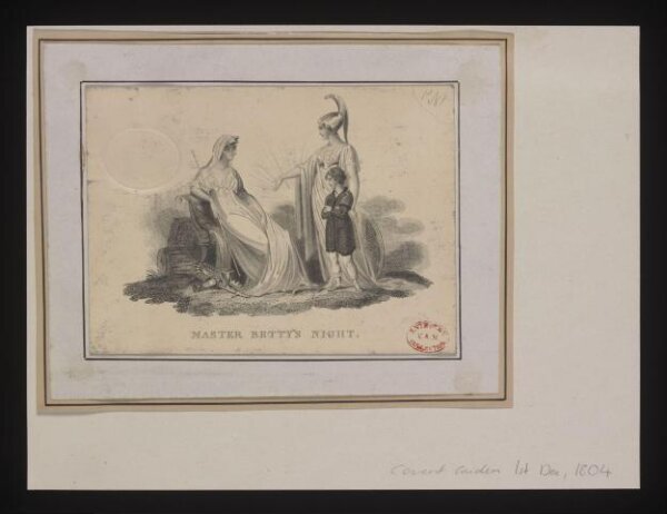 MASTER BETTY'S NIGHT | Unknown | V&A Explore The Collections