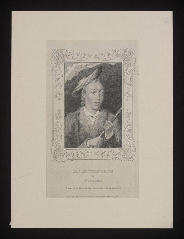 Mr Buckstone as Nicolon | John Duncombe | James Meadows | Page | V&A ...