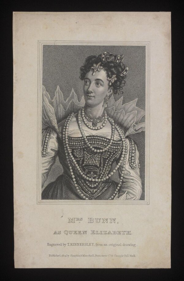 Mrs Bunn as Queen Elizabeth | Unknown | Kinnersley | V&A Explore The ...