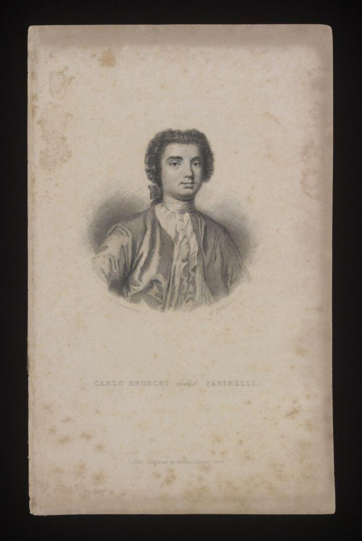 CARLO BROSCHI called FARINELLI | W. Greatbatch | Amiconi | Bentley ...