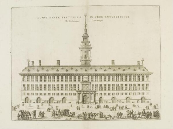 Domus Hansae Teutonicae in Urbe Antverpiensi | Frederick de Wit | V&A Explore The Collections