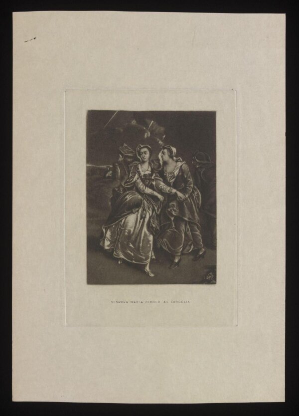 Mrs. Cibber as Cordelia | van bleek | V&A Explore The Collections