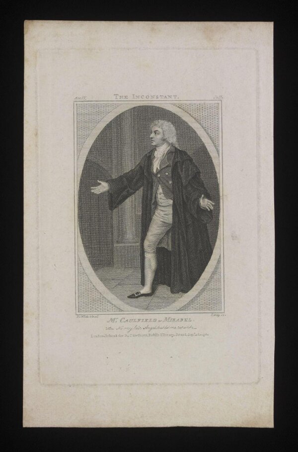 Mr. Caulfield as Mirabel | William Satchwell Leney | Samuel De Wilde ...