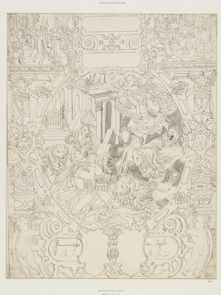 Daniel in the lions' den | Hieronymus Vischer | V&A Explore The Collections